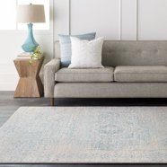 Mohawk Home Francesca Farmhouse Area Rug, Blue, 5' x 8' - Walmart.com