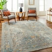 SAFAVIEH Madison Joandra Vintage Floral Area Rug, Ivory/Orange, 11' x ...