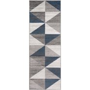 Mainstays 5' x 7' Gray/Ivory Plush Trellis Shag Area Rug - Walmart.com