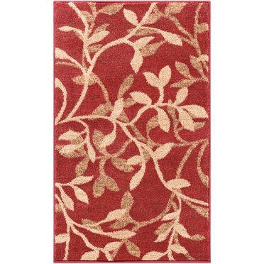 Loloi II Layla Printed Oriental Distressed Red / Navy Area Rug ...