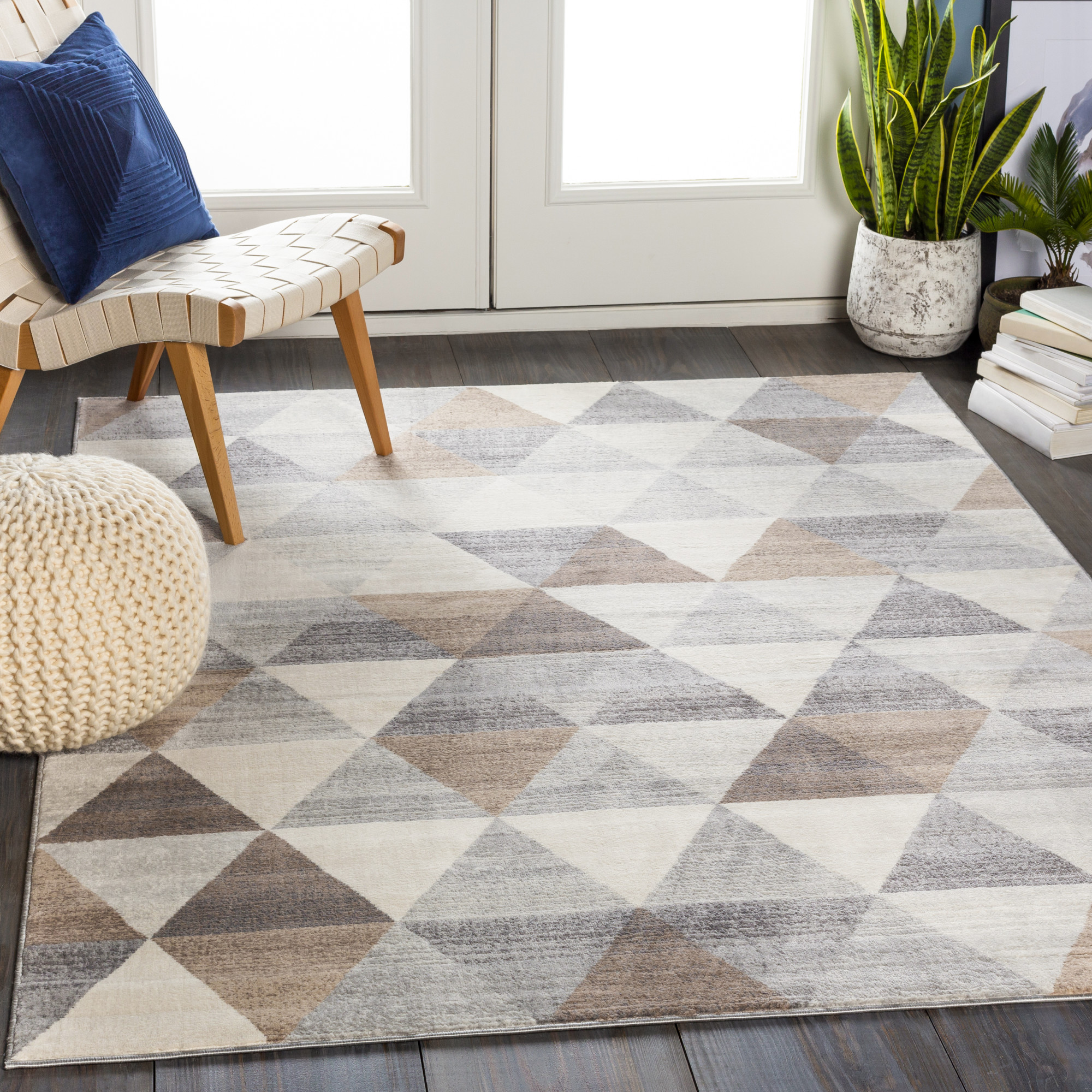 Milan Geometric Pattern Rug - Walmart.com