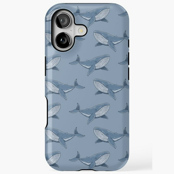 Artistic Whales Graphic Marine Life Phone Case 17 16 15 14 13 12 11 Pro ...