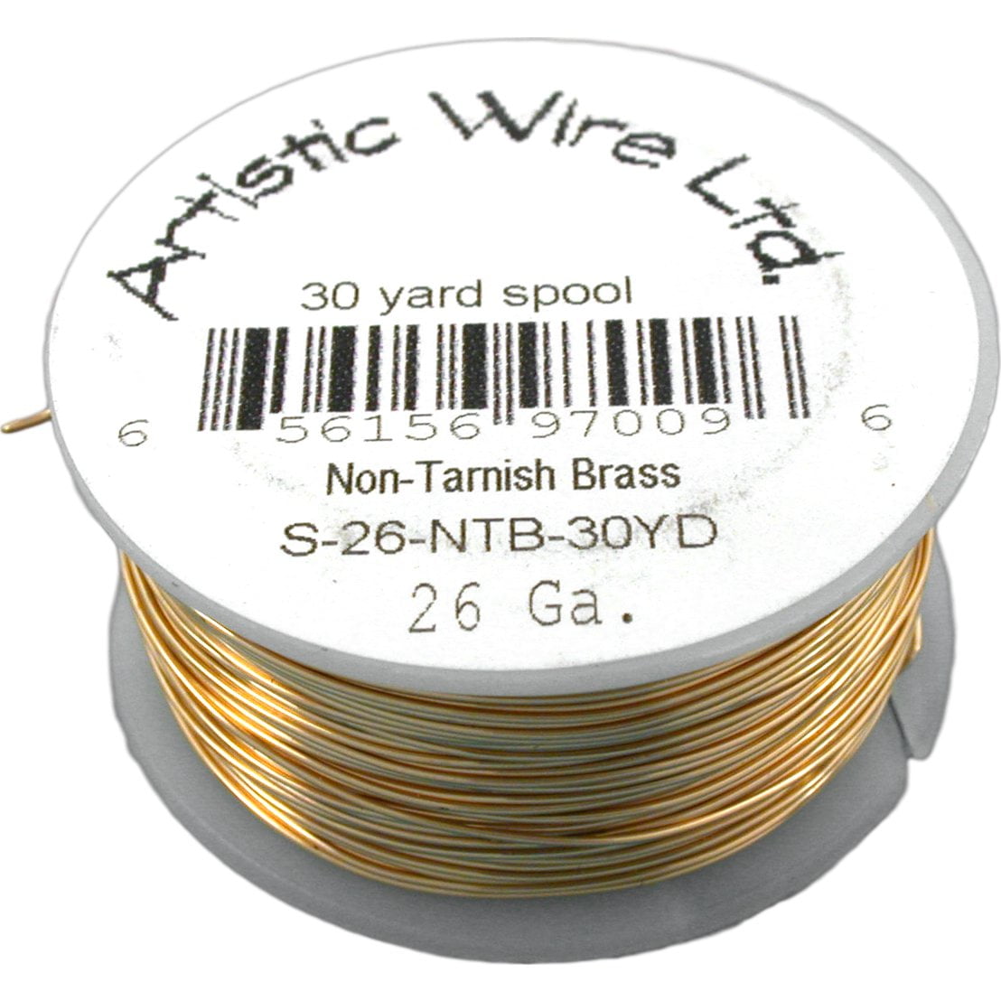 Artistic Wire Beading Craft Wrapping Brass 26G 90ft - Walmart.com