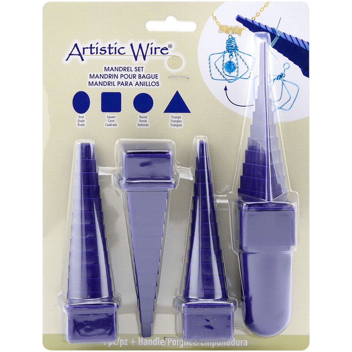 Artistic Wire Mandrel Set W/Handle 5/Pkg - Walmart.com