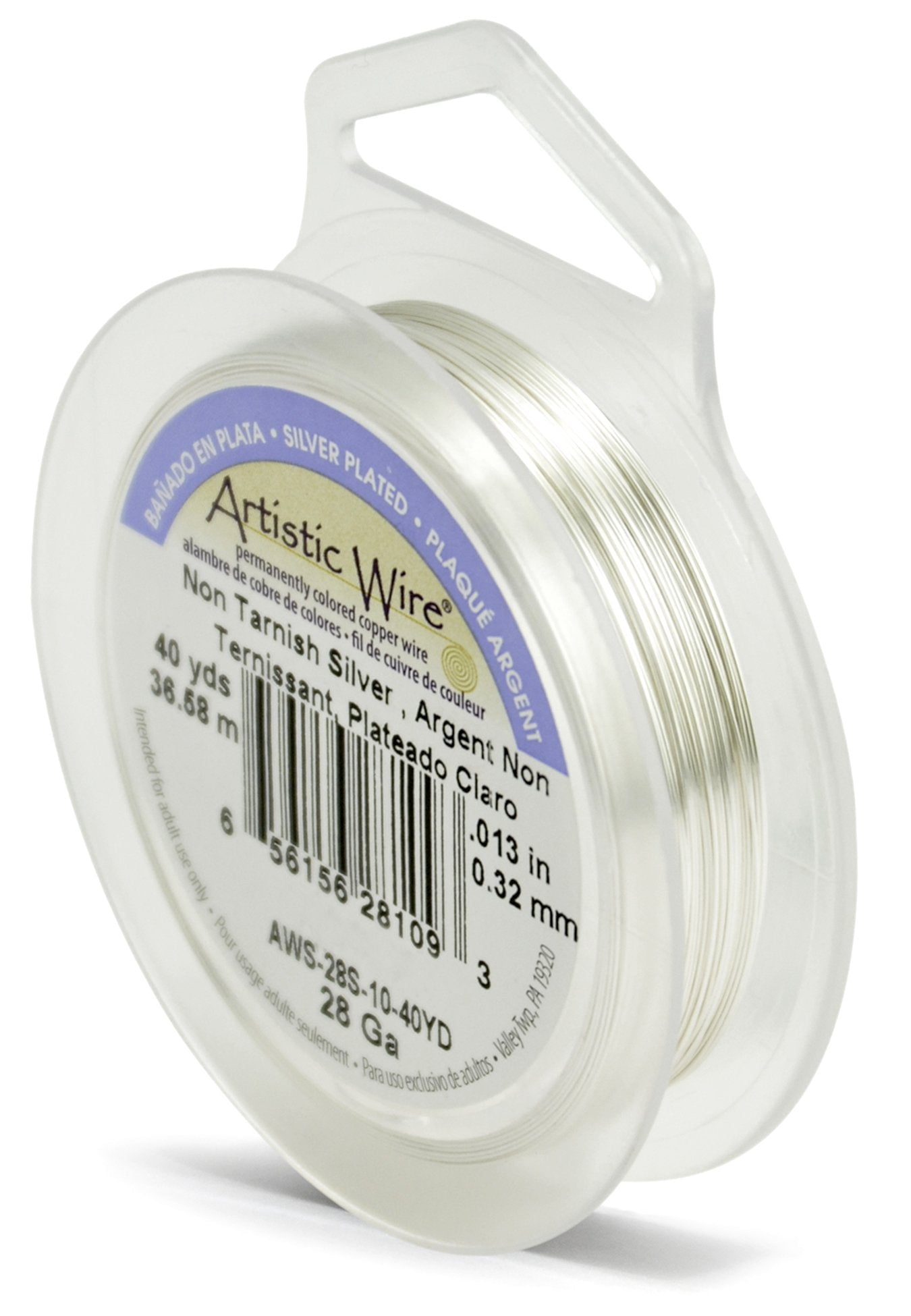 Artistic Wire Silver Plated Wire Spool - Dead Soft 18 20 22 24 26 28 ...