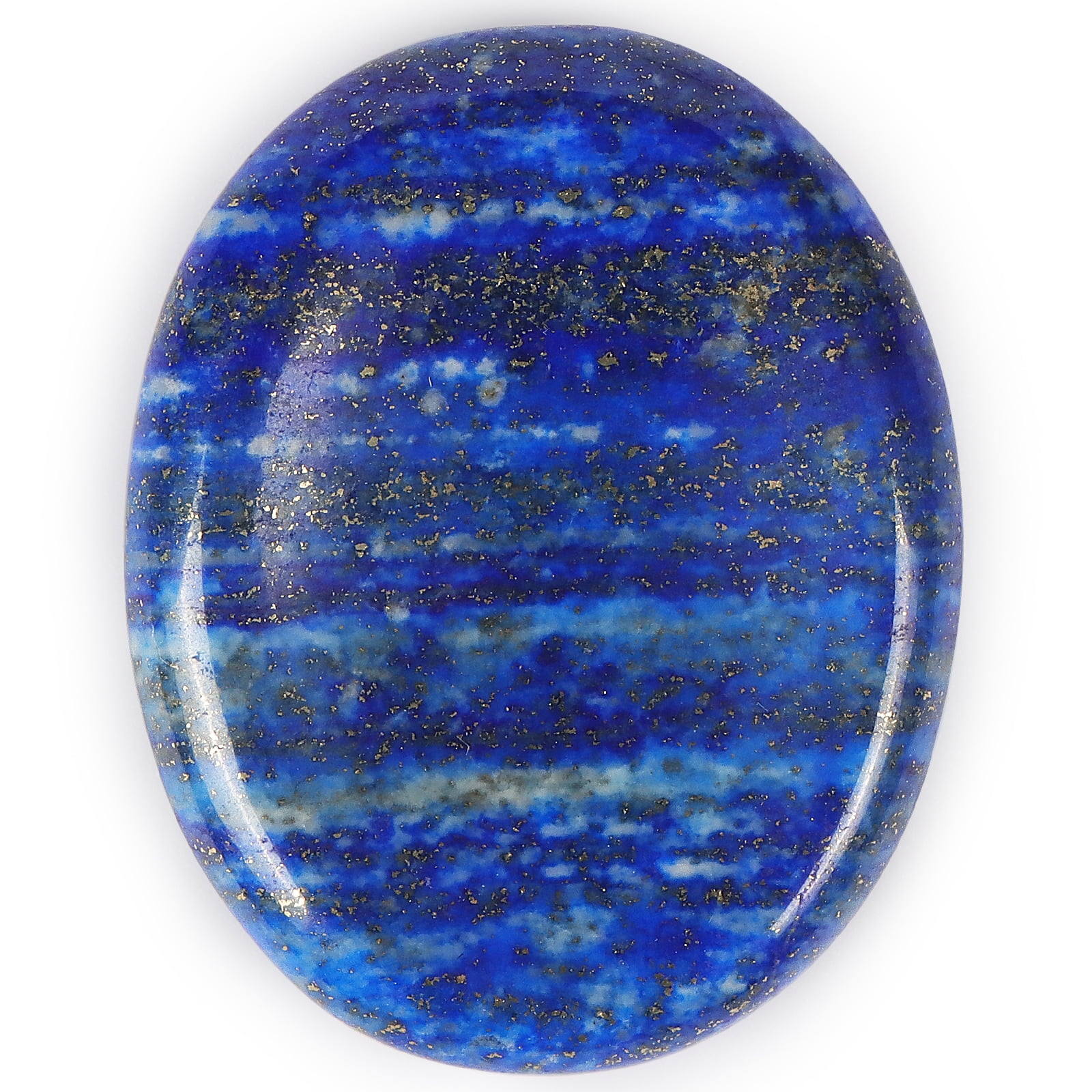 Artistone Lapis Lazuli Crystal Thumb Worry Stone Hand Carved Polished ...