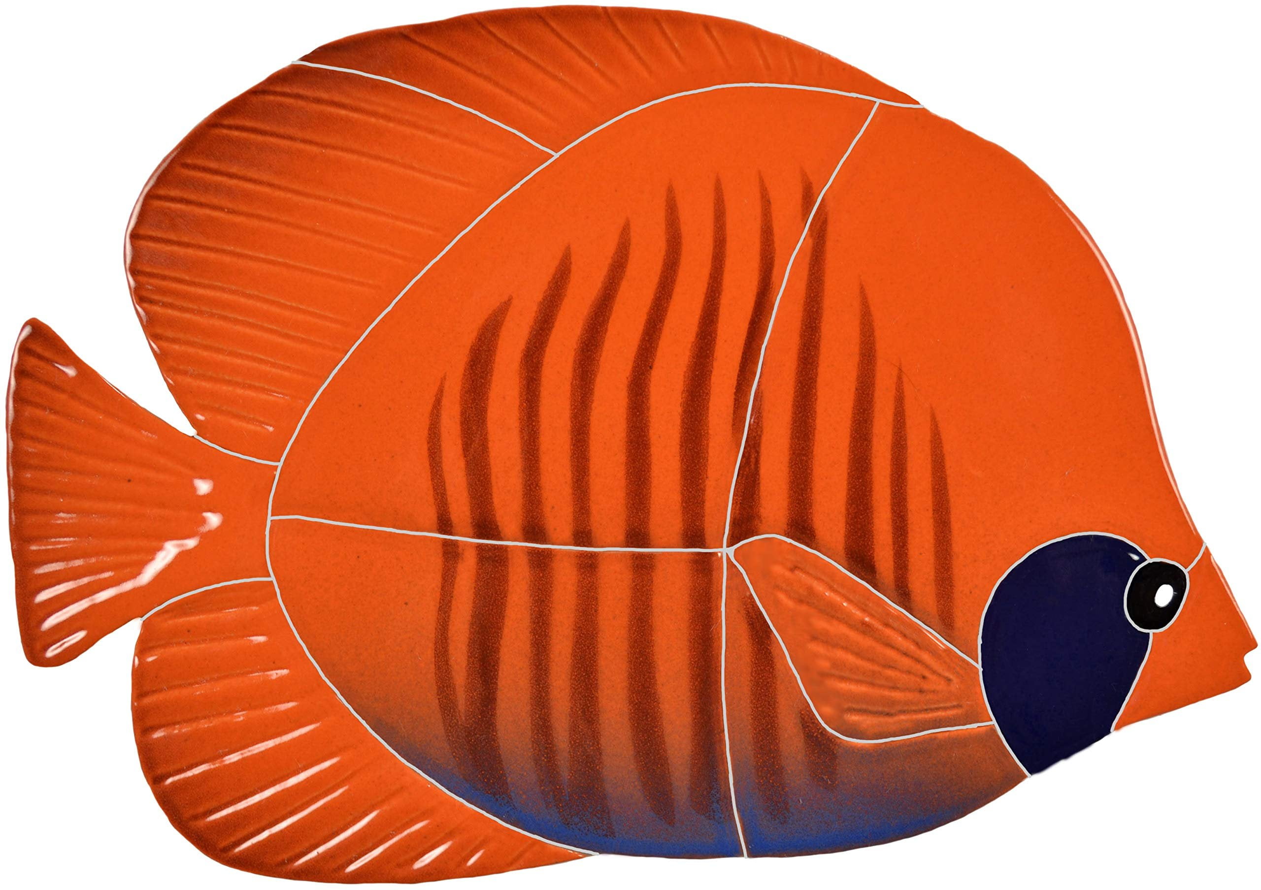 Artistry in Mosaics Tiger Tang Ceramic Swimming Pool Mosaic 5" x 8 ...