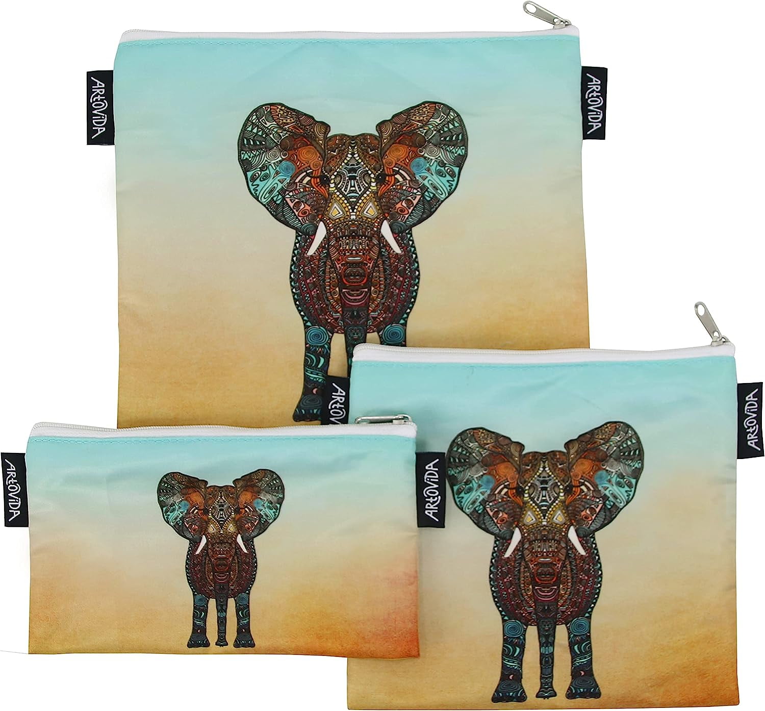 Artists Collective Reusable Lunch Baggies | Snack and Sandwich Bags ...
