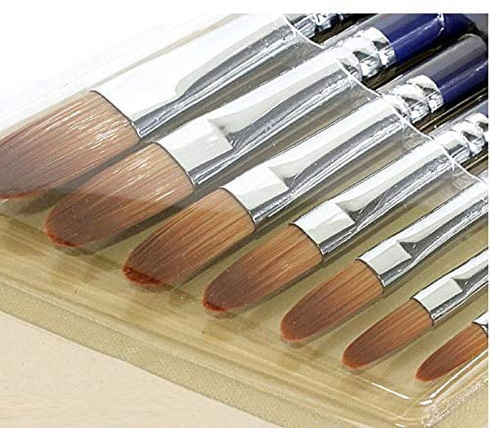 Artists Oil Acrylic Painting Brushes Set Hwahong 800 (7 Counts ...