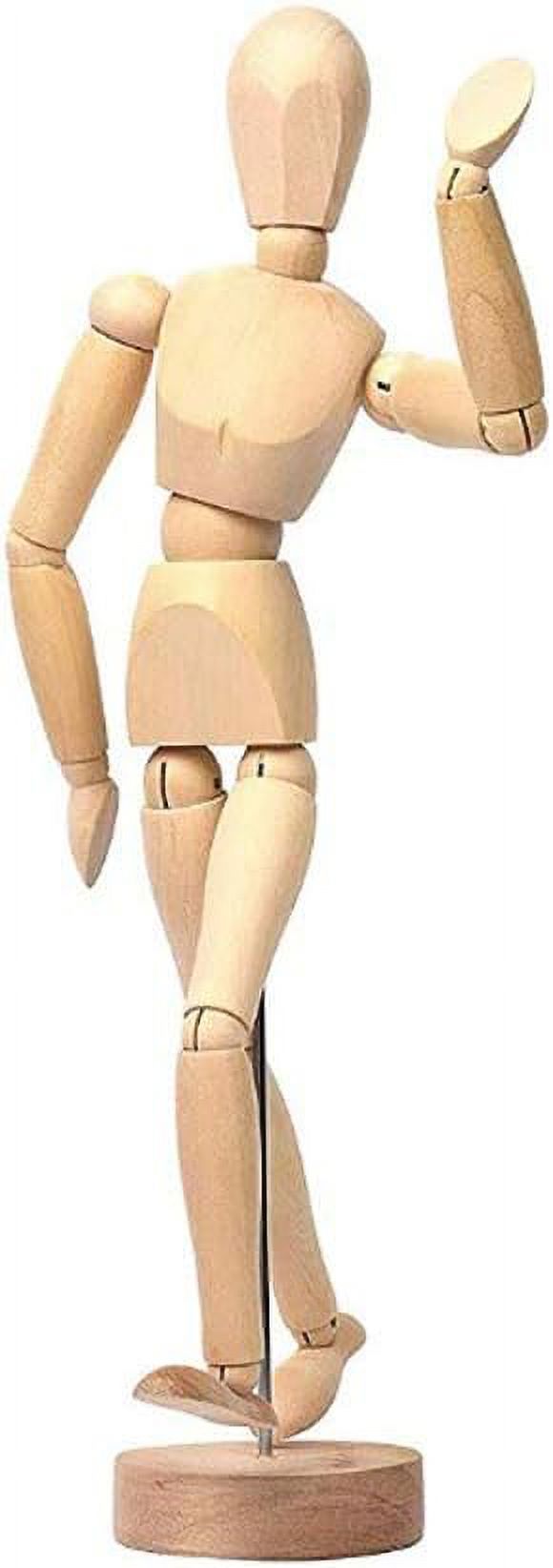 Artists Wooden Manikin Flexible Body Joints Human Figure Puppet Model ...