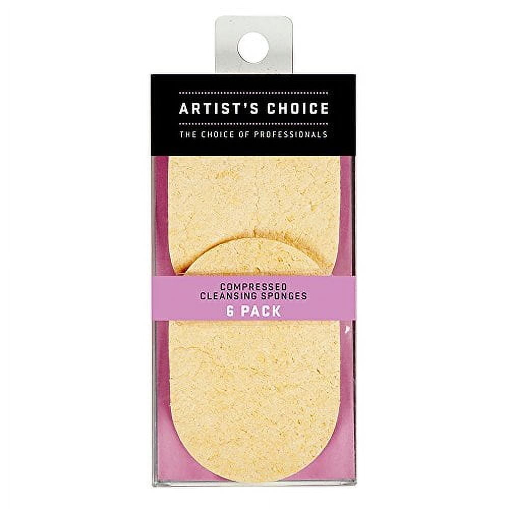 Artists choice compressed Facial cleansing Sponges (6 count) - Walmart.com