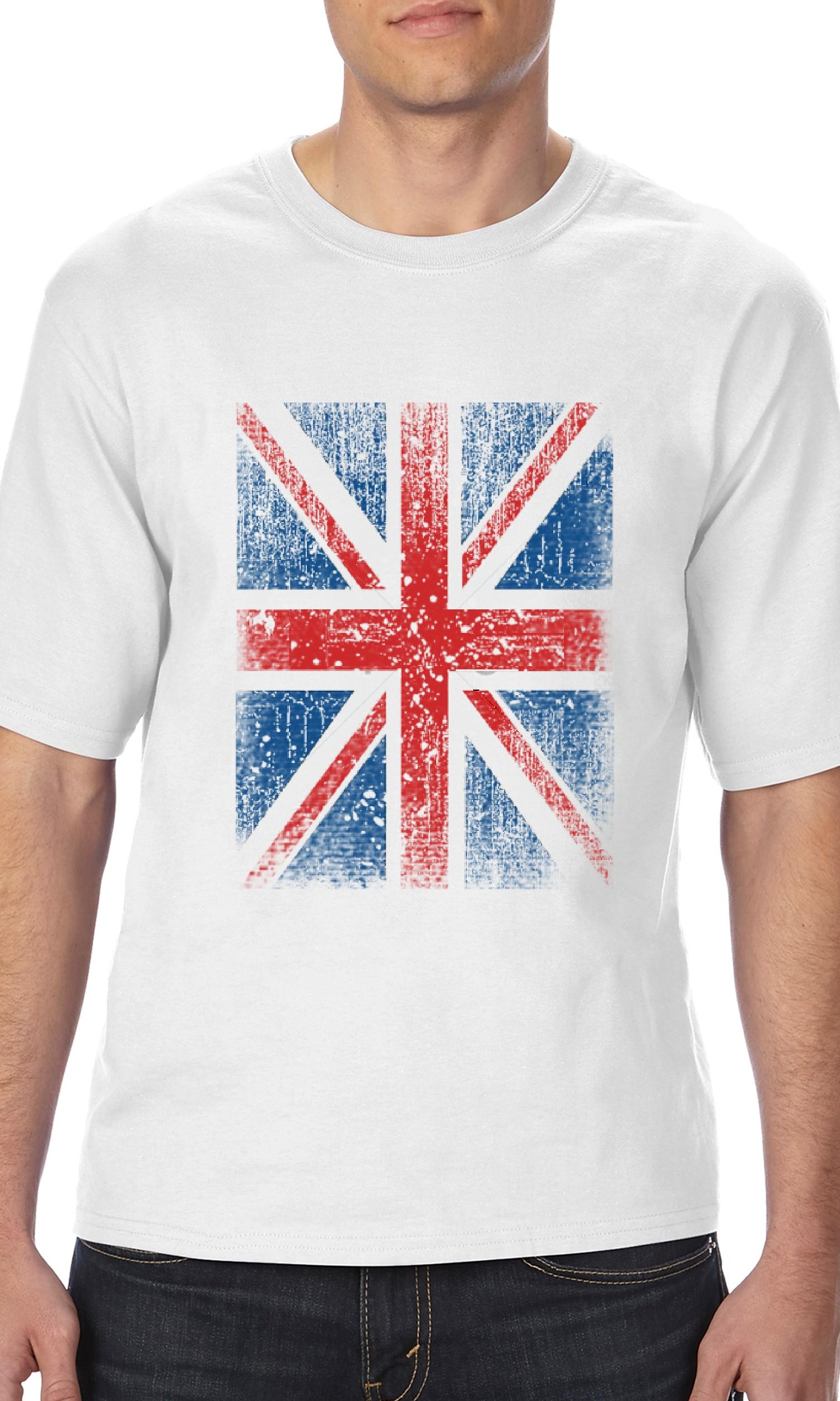 Artix - Big Men's T-Shirt - Union Jack British Flag - Walmart.com