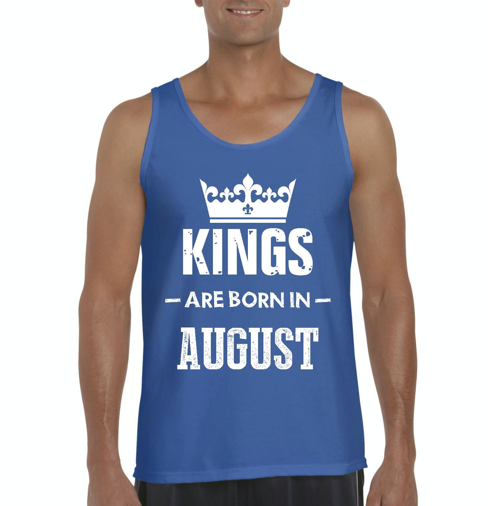 Artix - Men's Tank Top for Men - Birthday Gift Kings Are Born In August ...