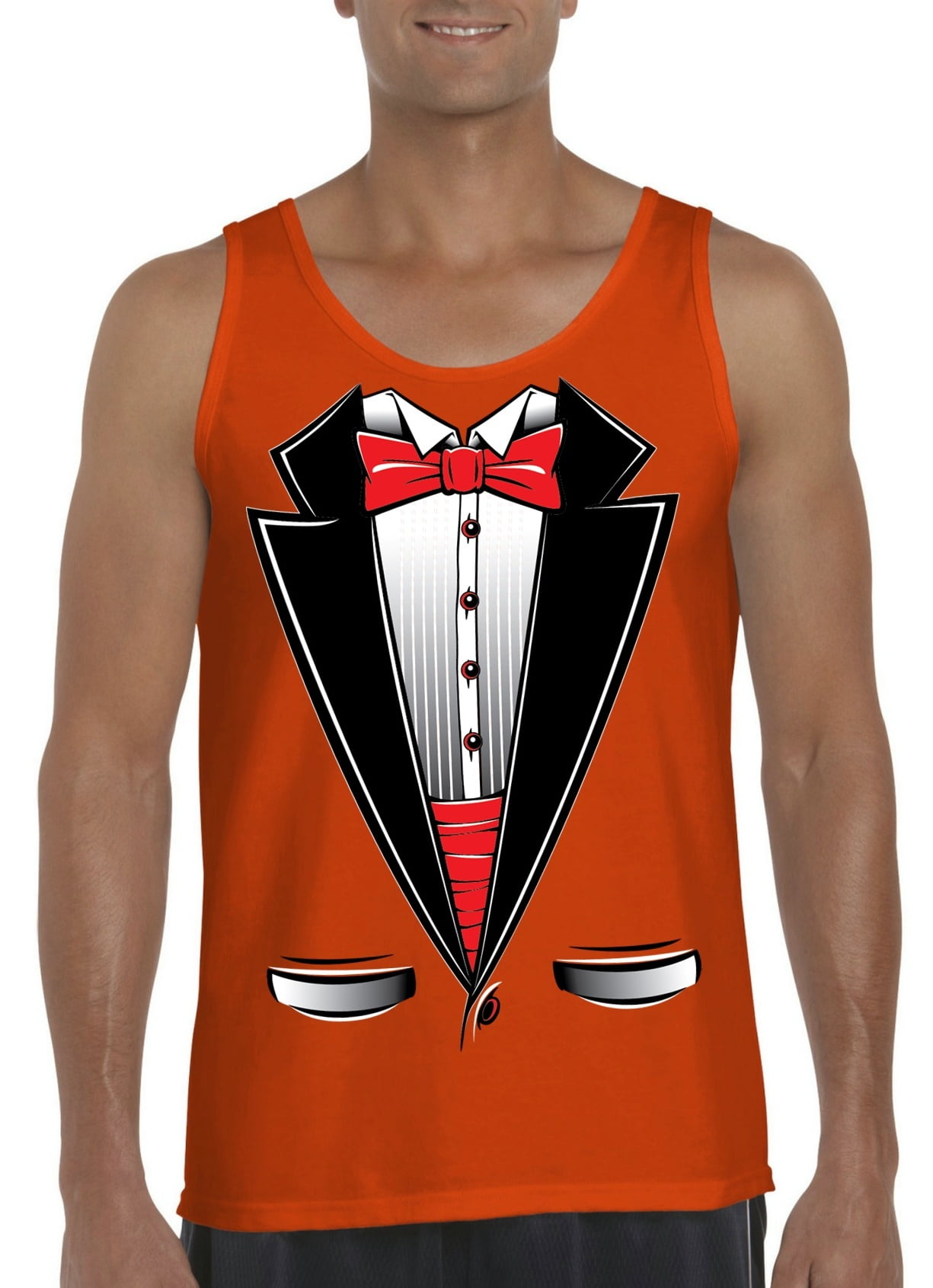 Artix - Men's Tank Top for Men - Tuxedo Prom Costume - Walmart.com