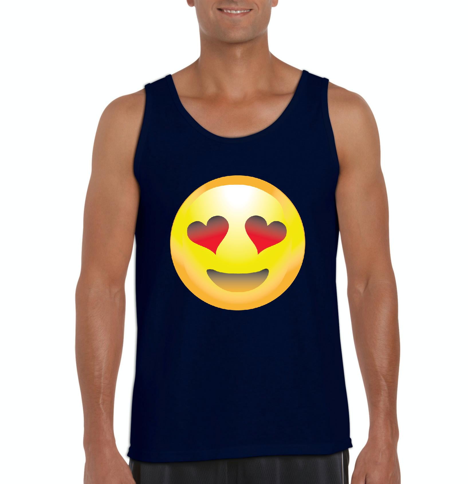 Artix - Men's Tank Top for Men - Emoji Smiling Face - Walmart.com