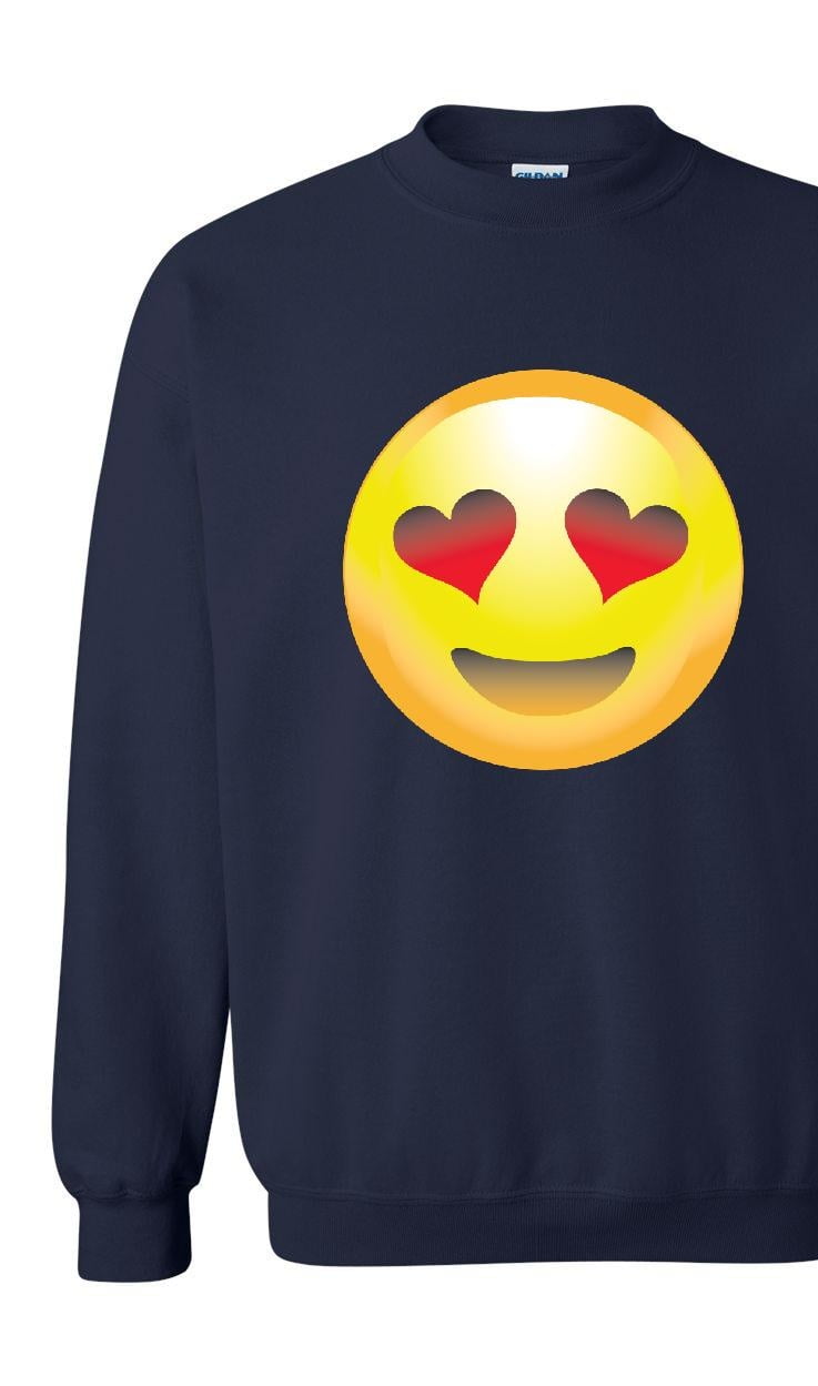 Artix - Mens Sweatshirts and Hoodies - Emoji Smiling Face - Walmart.com