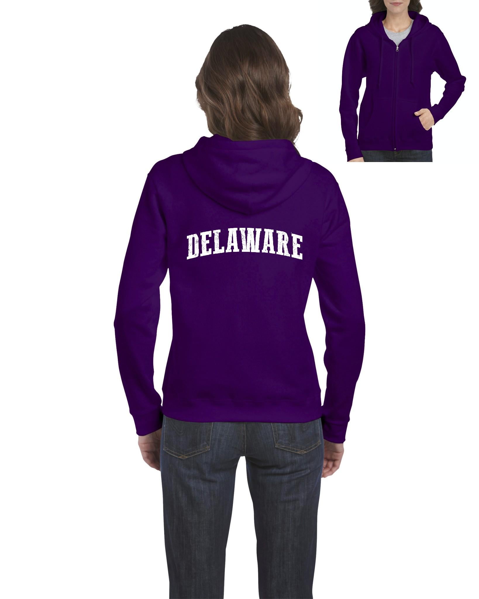 Artix - Women's Sweatshirt Full-Zip Pullover - Delaware - Walmart.com