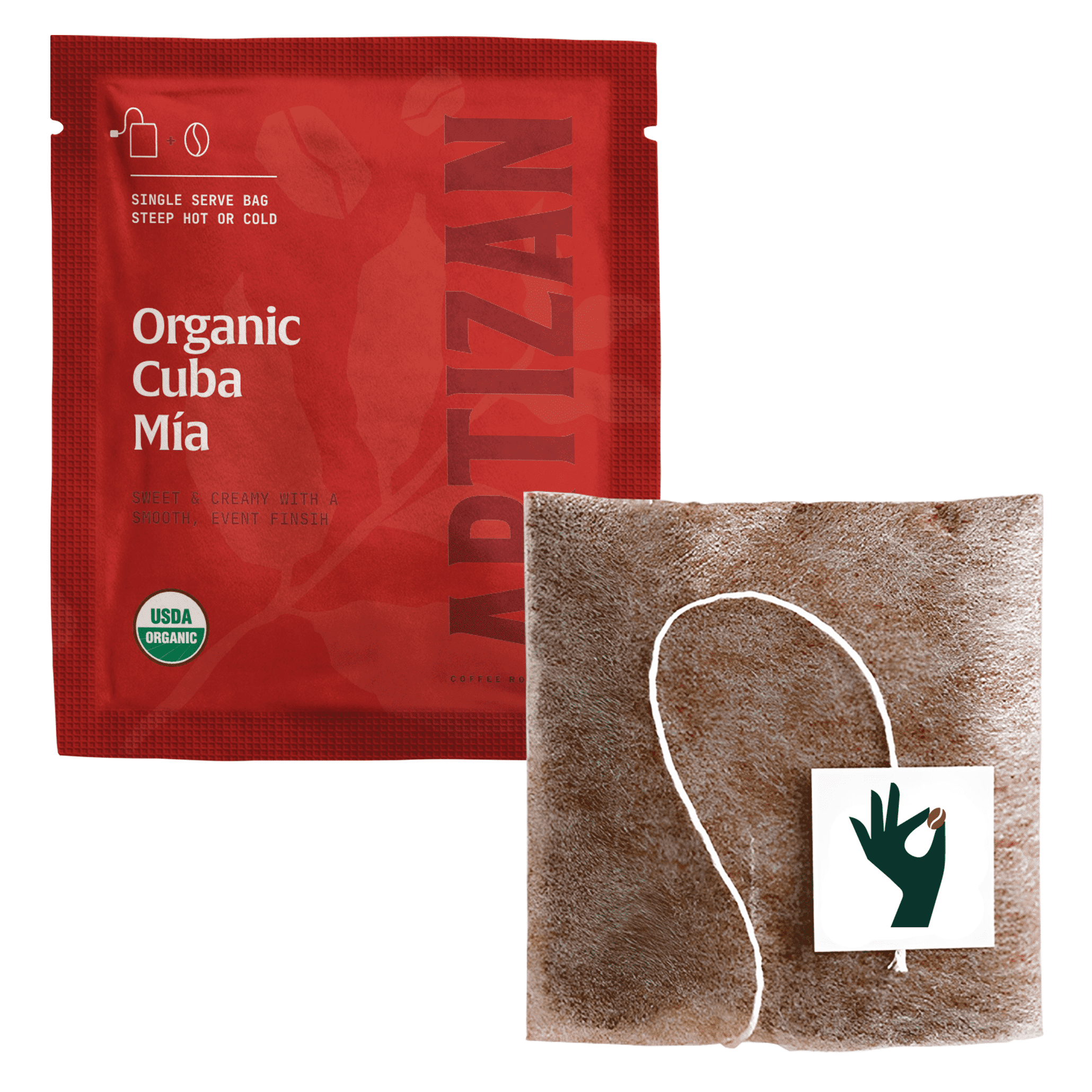 Artizan Coffee Roasters Organic Single-Serve Coffee Bags – Cuba Mia ...