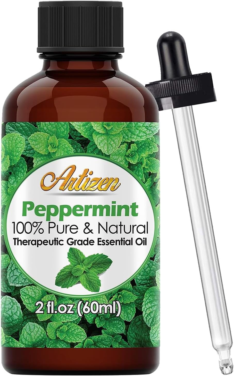 Artizen 2oz Oils - Peppermint Essential Oil - 2 Fluid Ounces - Walmart.com