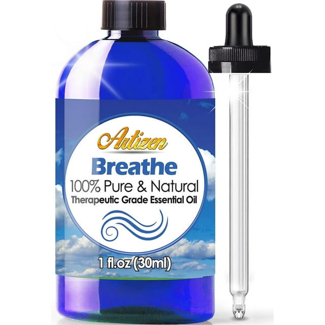 Artizen Breathe Blend Essential Oil, 100% Pure & Natural, Therapeutic ...