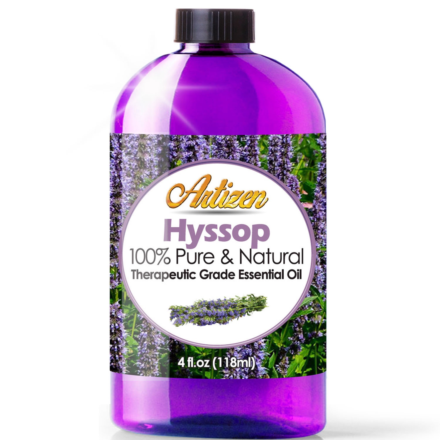 Artizen Hyssop Essential Oil (100% Pure & Natural - UNDILUTED ...