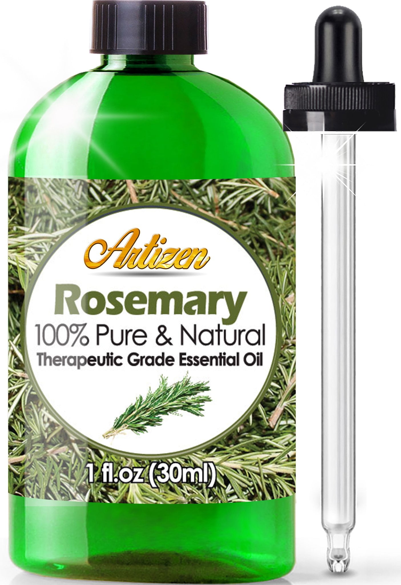 Artizen Rosemary Essential Oil (100% PURE & NATURAL - UNDILUTED ...