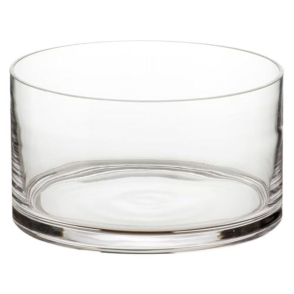 Artland 9.5" Round Glass Bowl, Clear | Fruit and Salad Bowl ...