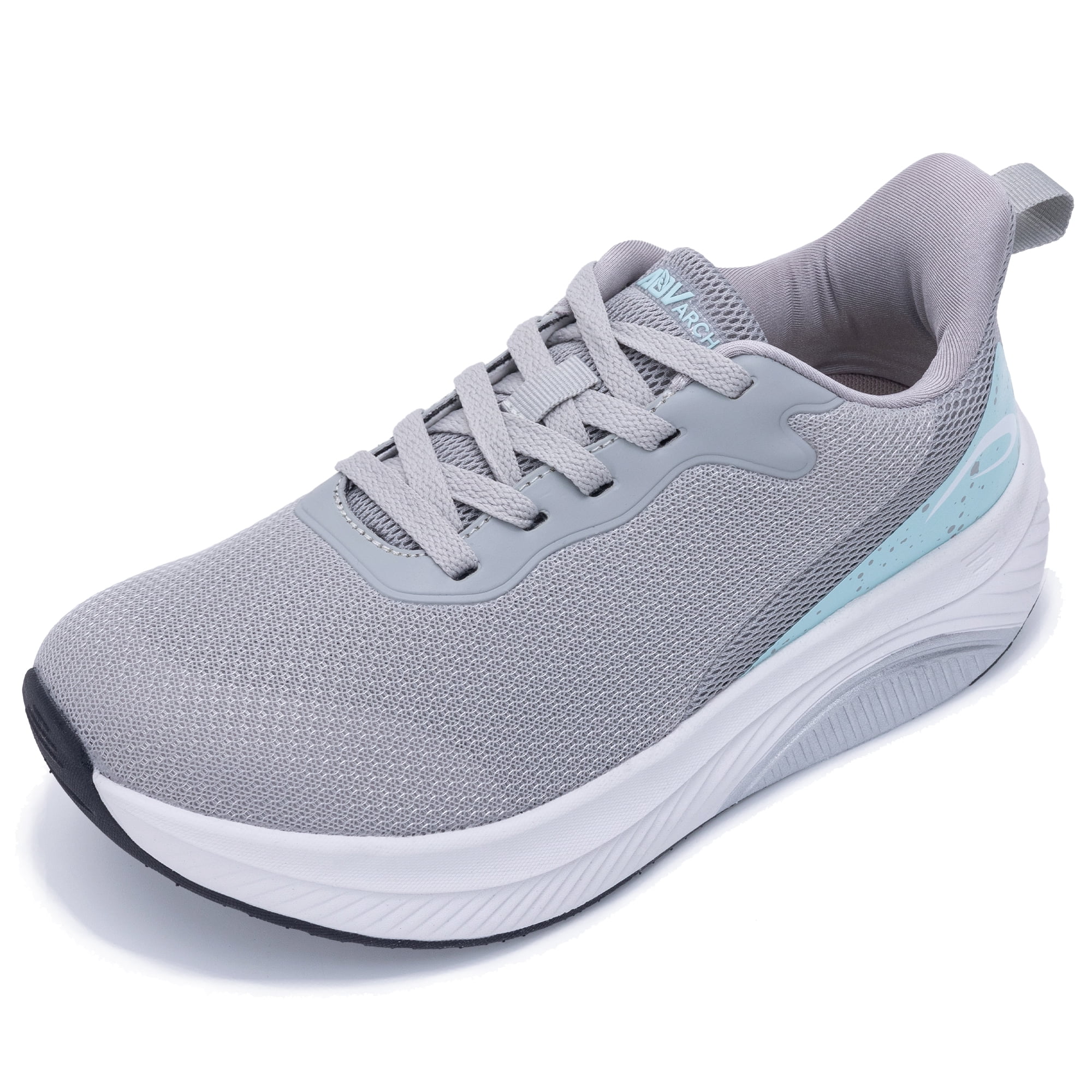 Artlea Wide Toe Box Shoes Women Arch Support Walking Shoes Plantar ...