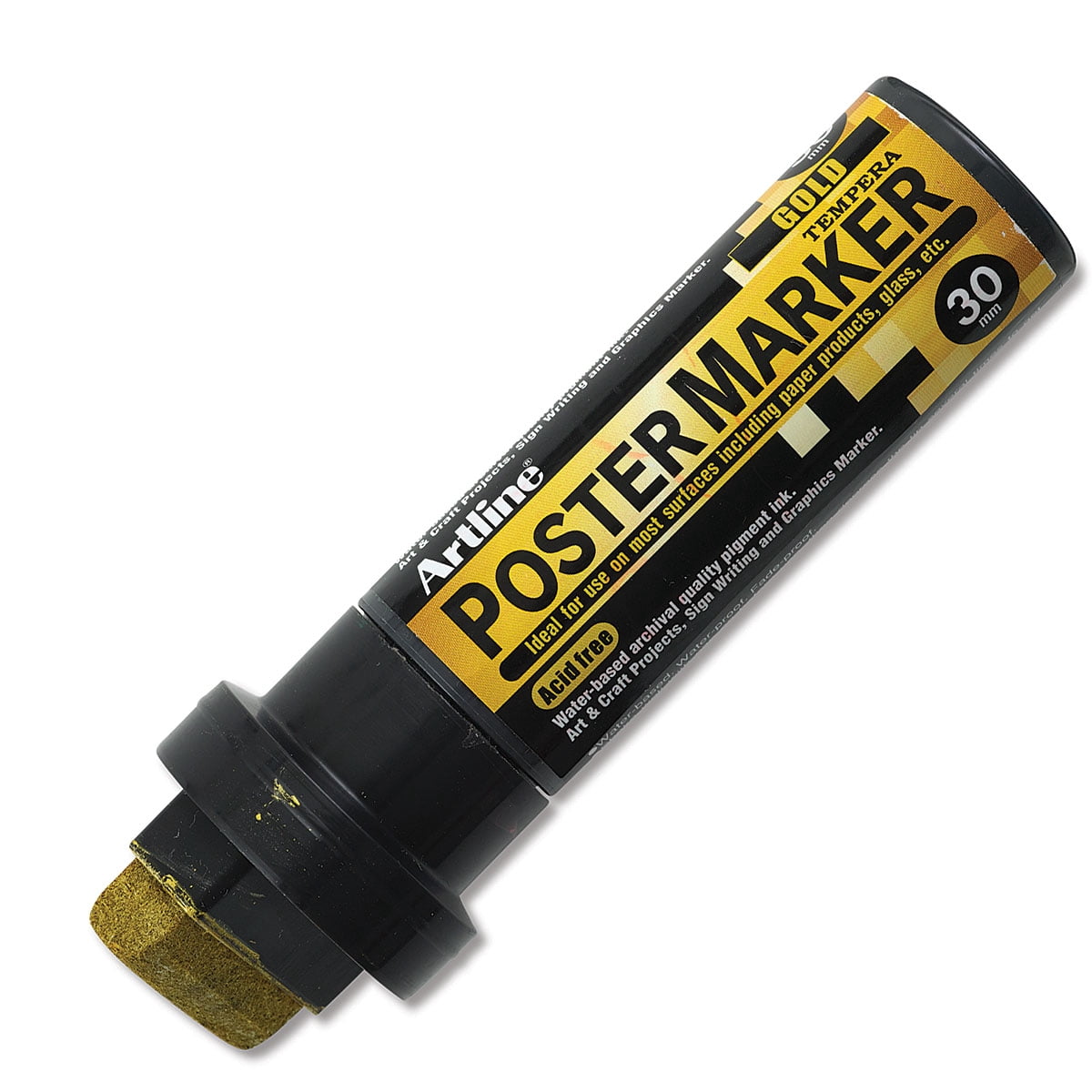 Artline Poster Markers - Metallic Gold, 30 mm - Walmart.com