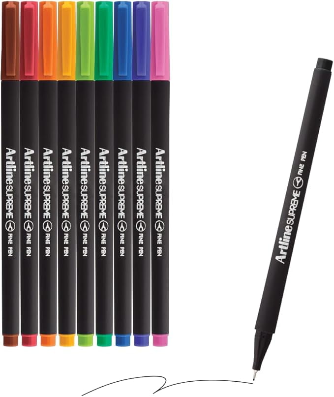 Artline SUPREME Fine Pens | Drawing, Coloring, Writing, Arts, Design ...