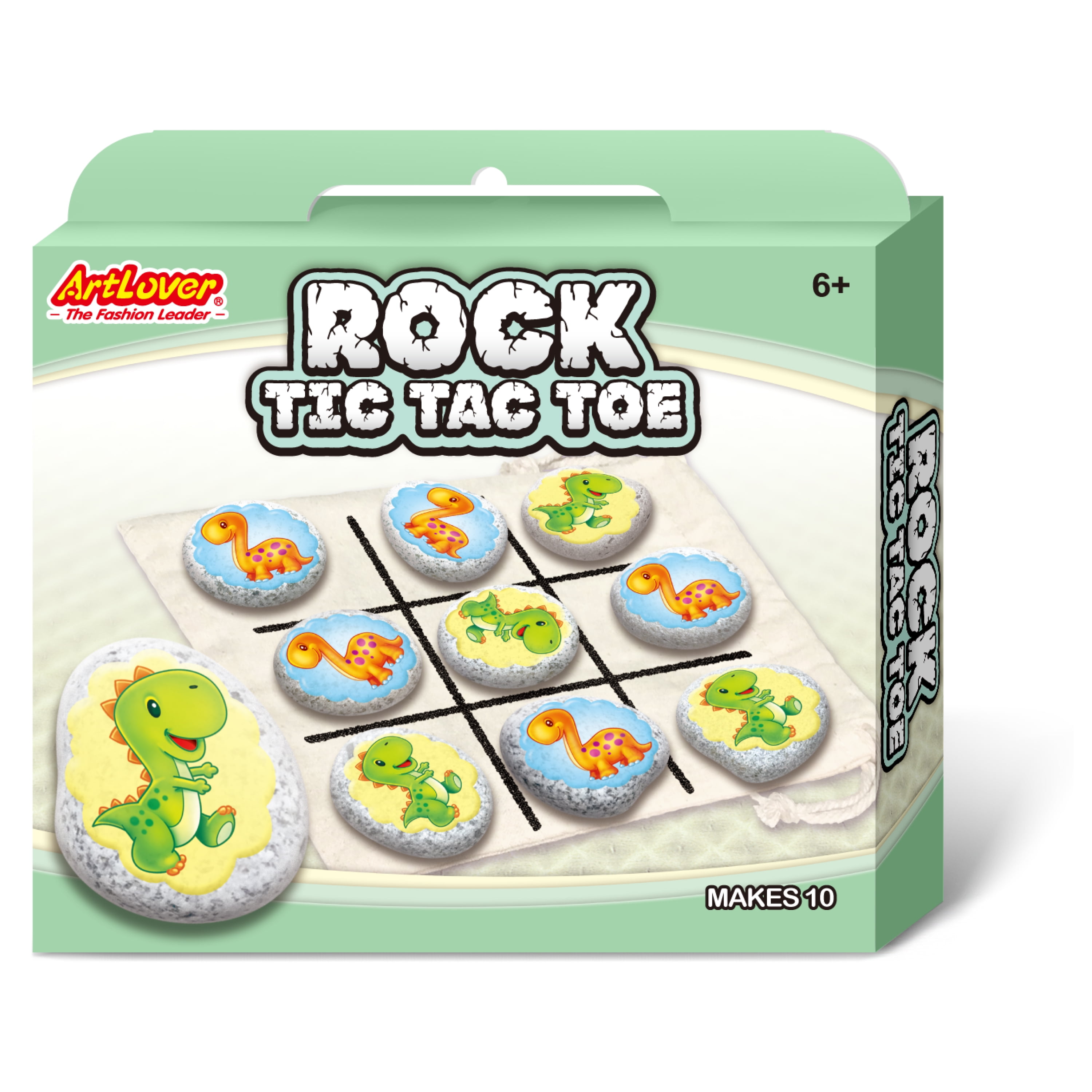 Artlover - Rock Tic Tac Toe - Dinosaur - Walmart.com