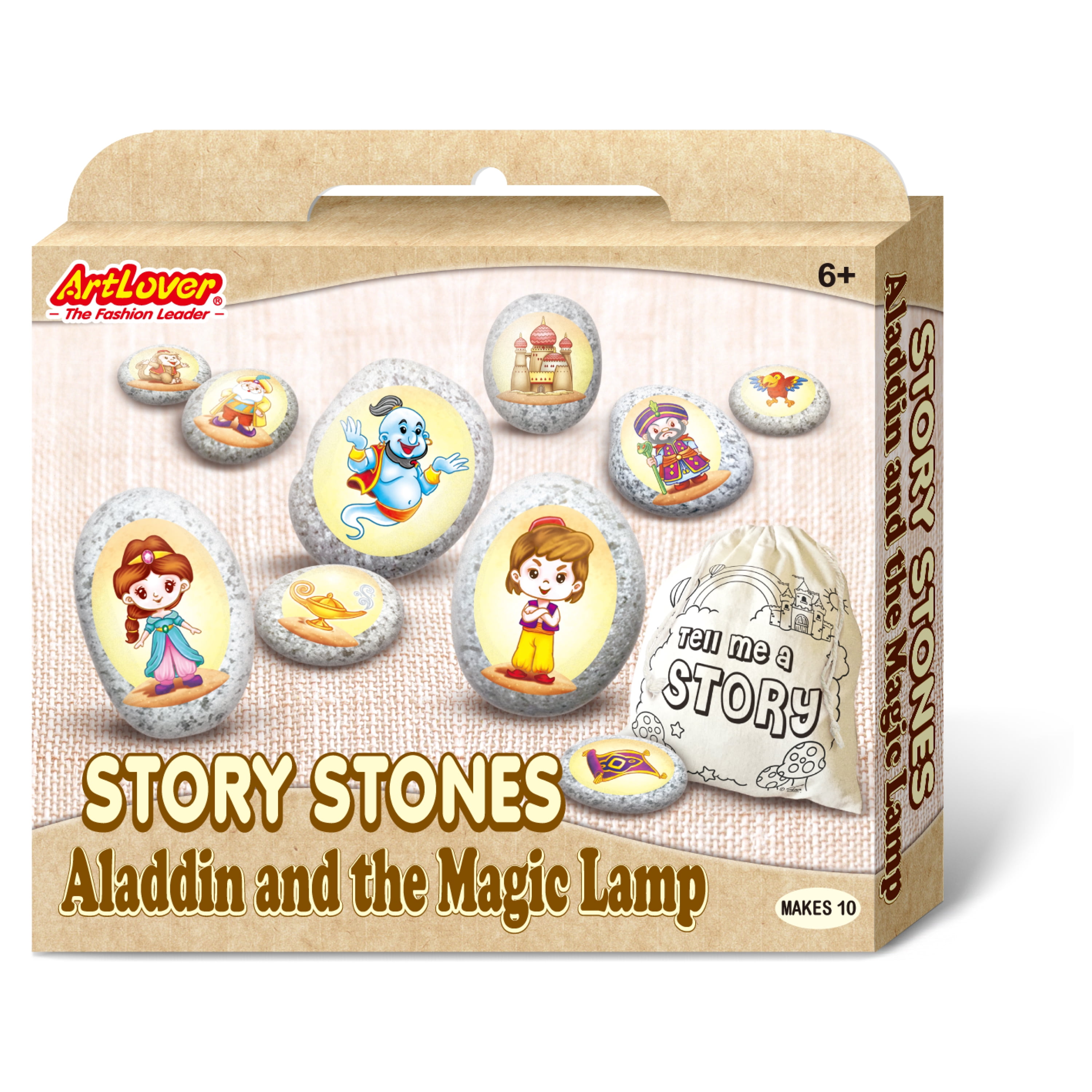 Artlover - Story Stones - Aladdin And The Magic Lamp - Walmart.com