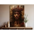 ArtlyWear Crown of Thorns Sacred Jesus Canvas Print Christian Wall Art ...