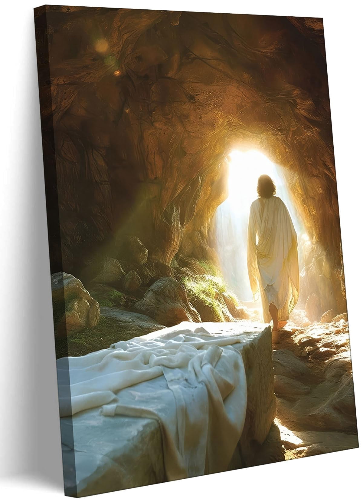 ArtlyWear Resurrected Savior Leaving Tomb Easter Christian Canvas Wall ...