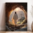 ArtlyWear Resurrection of Jesus Risen Christ Canvas Wall Art Peaceful ...