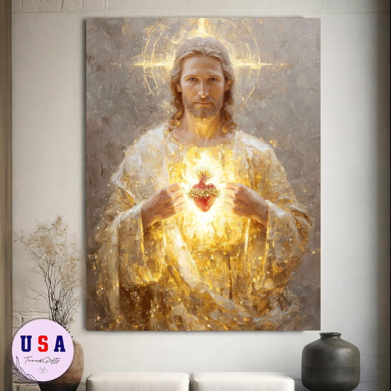 ArtlyWear Sacred Heart of Jesus Catholic Christian Religious Faith ...