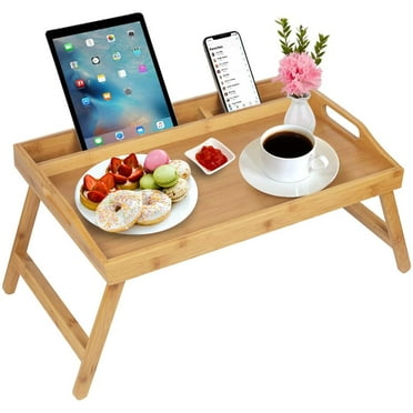 Extra Deep Lap Tray – Large Food Meal Serving Tray with Easy Grip ...