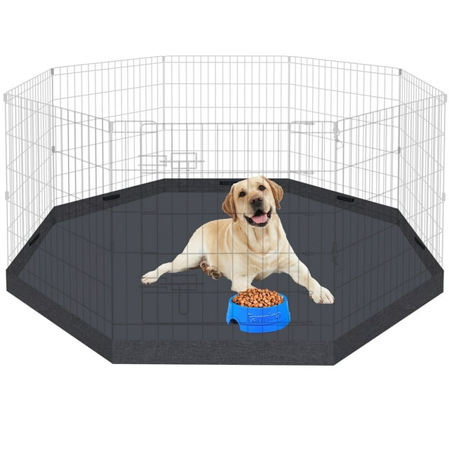 Artmalle Dog Pen Pet Playpen Dog Fence Indoor Foldable Metal Wire ...