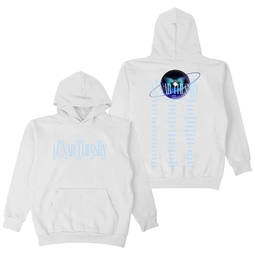 Artms Lunar Theory World Tour 2025 Unisex Streetwear Long Sleeve Hoodie ...