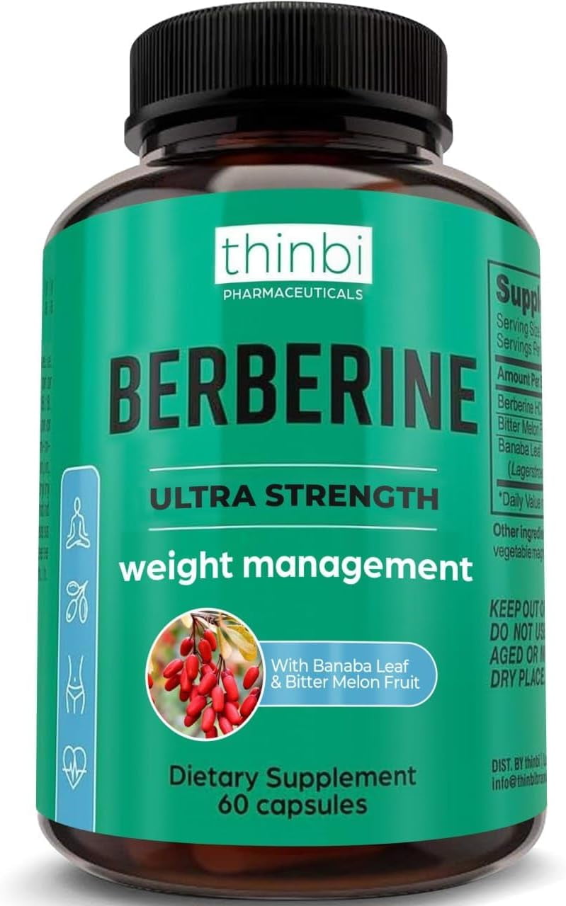 Artnaturals Berberine Supplement Potent Botanical Capsules for Weight ...