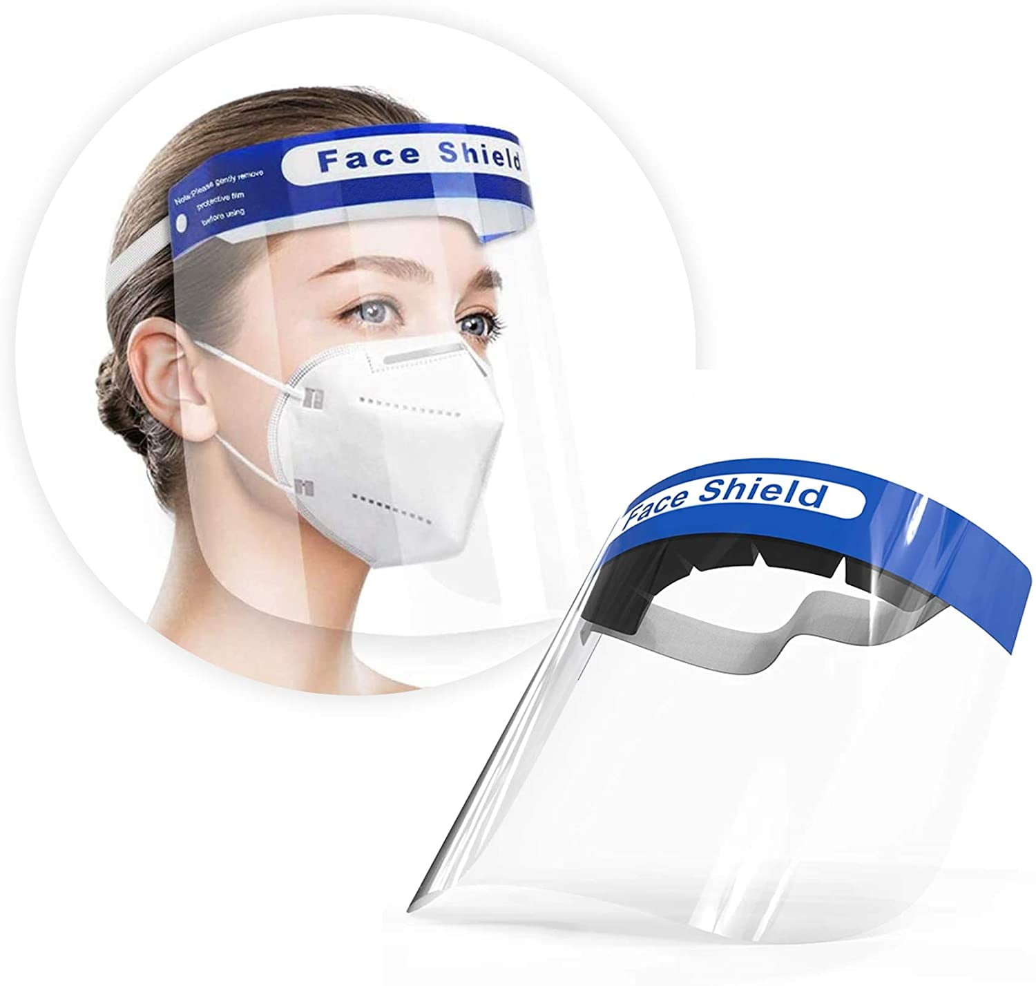 Artnaturals Face Shield Reusable Plastic for Full Face & Eye Protection ...
