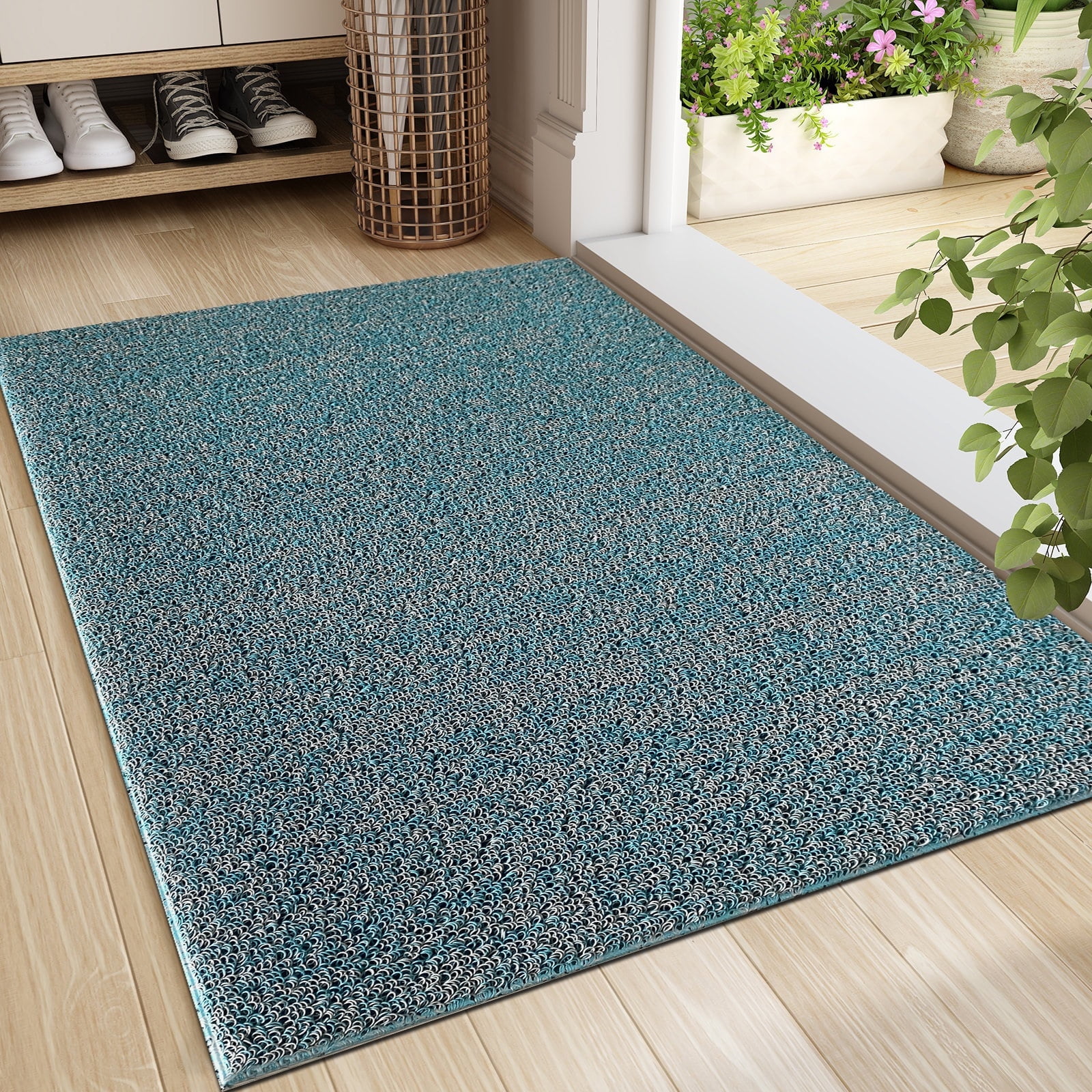 Artnice 16"x24" Door Mat for Outside Entry, Non Slip Rubber Backed ...
