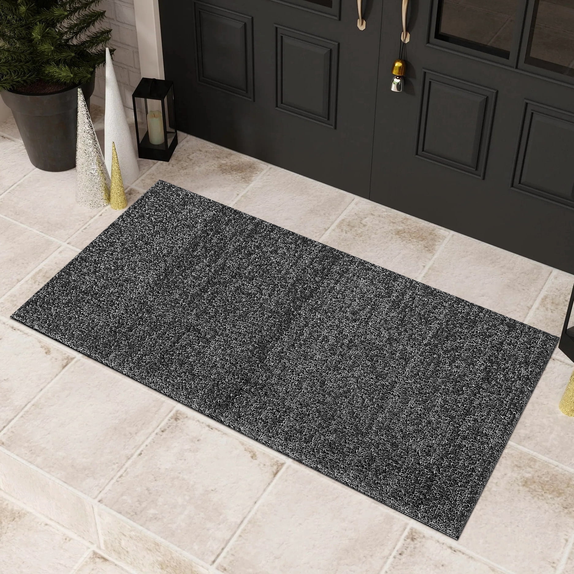 Artnice Extra Large 24"x47.2" Rubber Outdoor Welcome Mat, Thick, Water ...