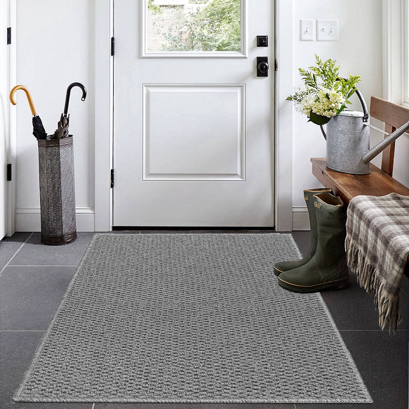 Artnice 3x5 Washable Area Rugs for Living Room, Faux Jute Rug Farmhouse ...