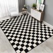 Mainstays 36"x56" Black and White Check Indoor Area Rug - Walmart.com