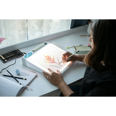 Lightmaster 9" x 12" (A4) Light Box 5V Ultra-Thin Profile w/ USB Power ...