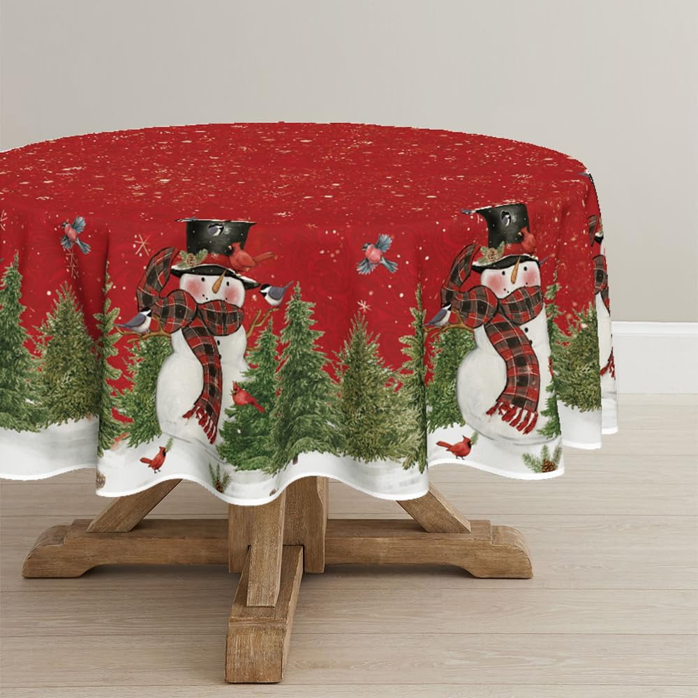 Artoid Mode Snowman Cardinals Trees Snowflakes Winter Christmas ...