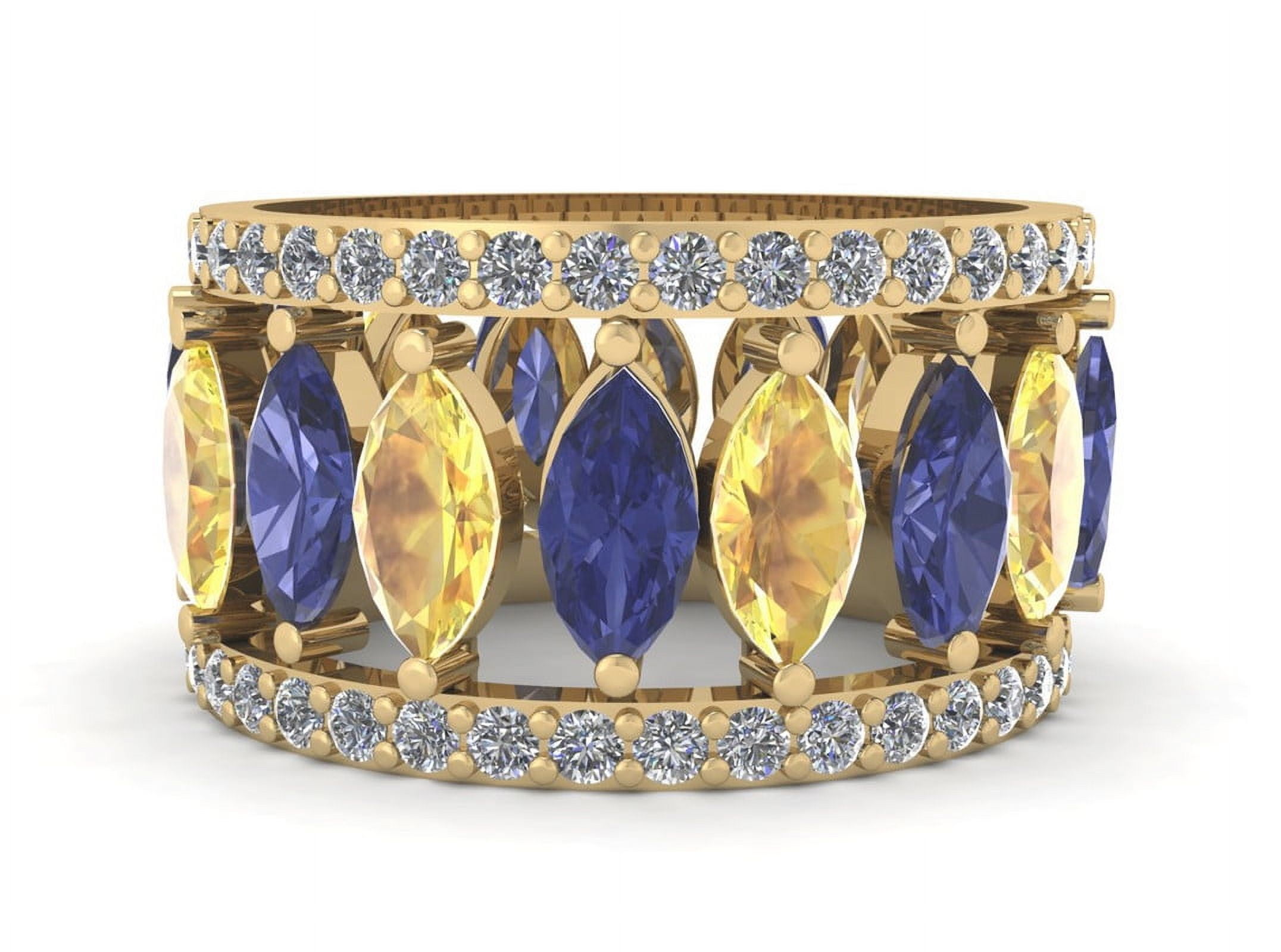 ArtpalaceByMitika Natural Tanzanite Marquise Ring, Marquise Citrine ...