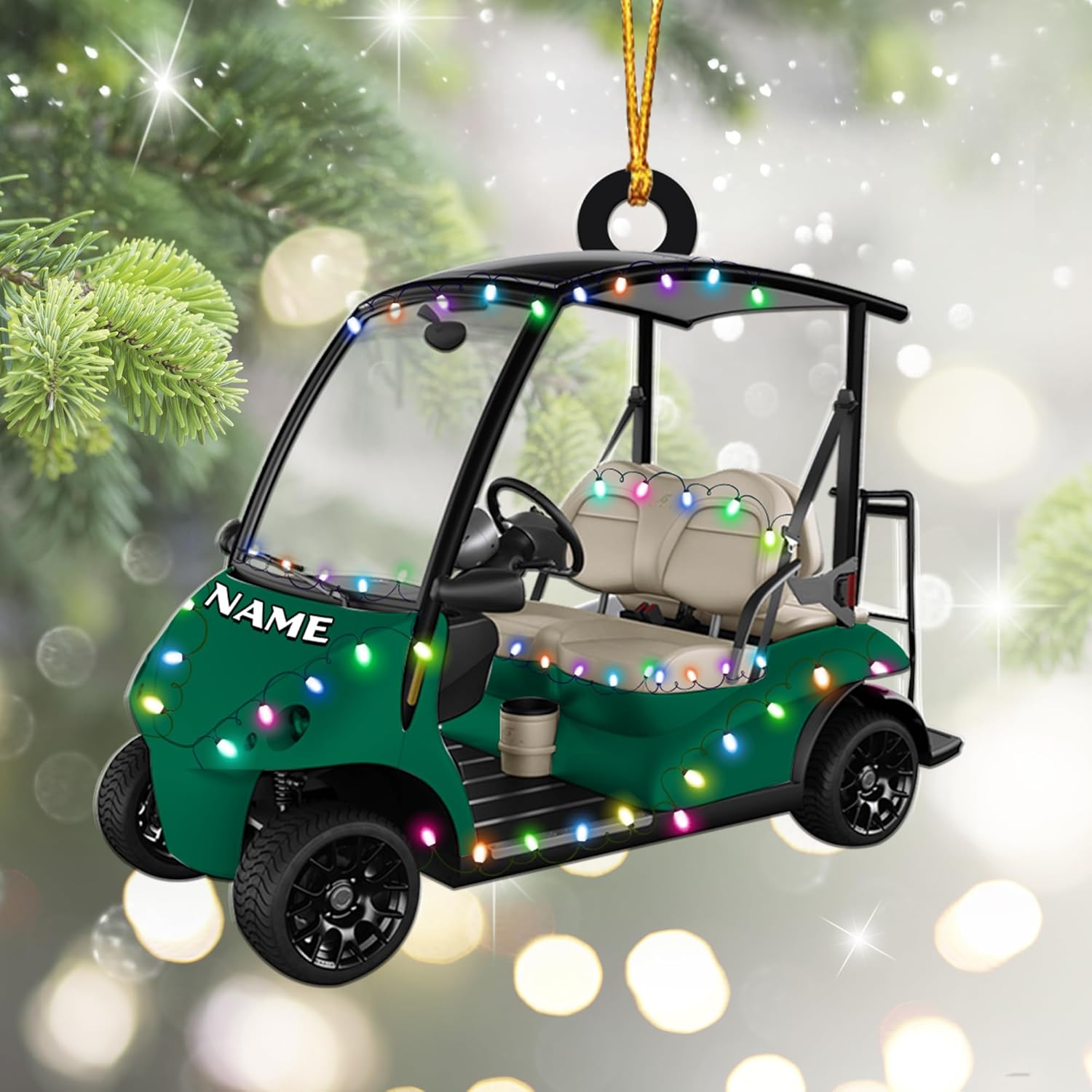 Artparel Personalized Golf Bag Christmas Ornaments Gift for Golf Lover ...