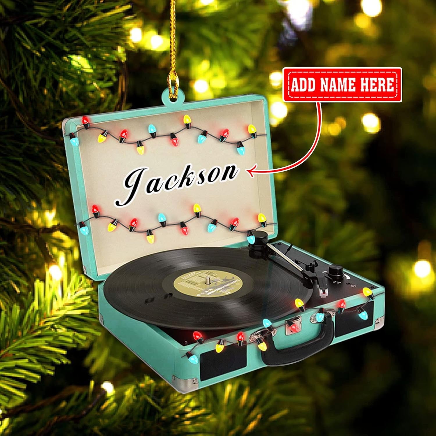 Artparel Personalized Vinyl Record Ornaments 2024 Custom Record Vinyl ...